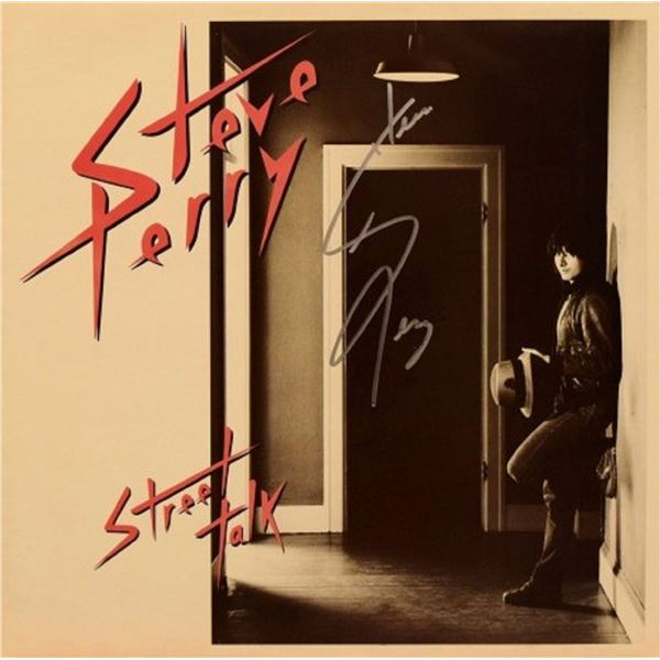 Steve Perry signed "Street Talk" album