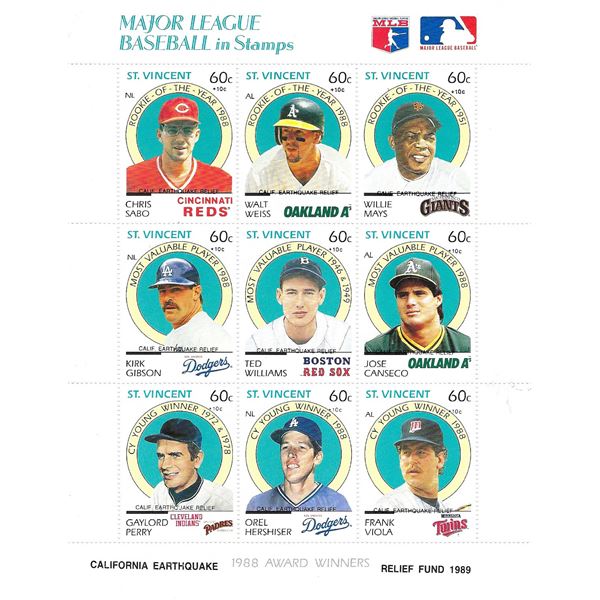 Major League Baseball in Stamps