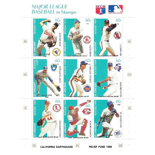 Major League Baseball in Stamps