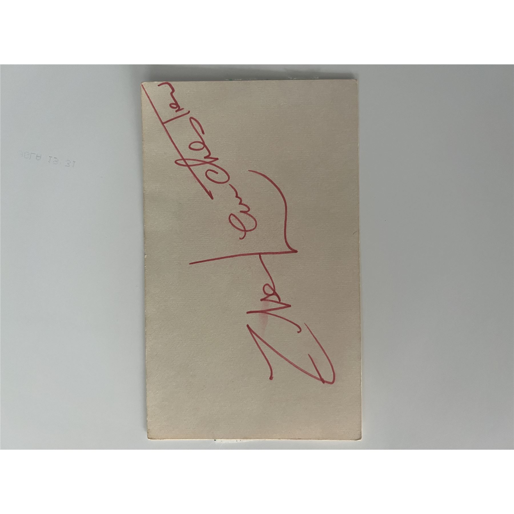 Bride of Frankenstein Elsa Lanchester original signature