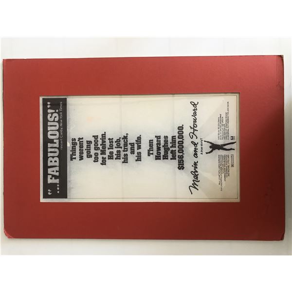 Melvin and Howard Movie Poster