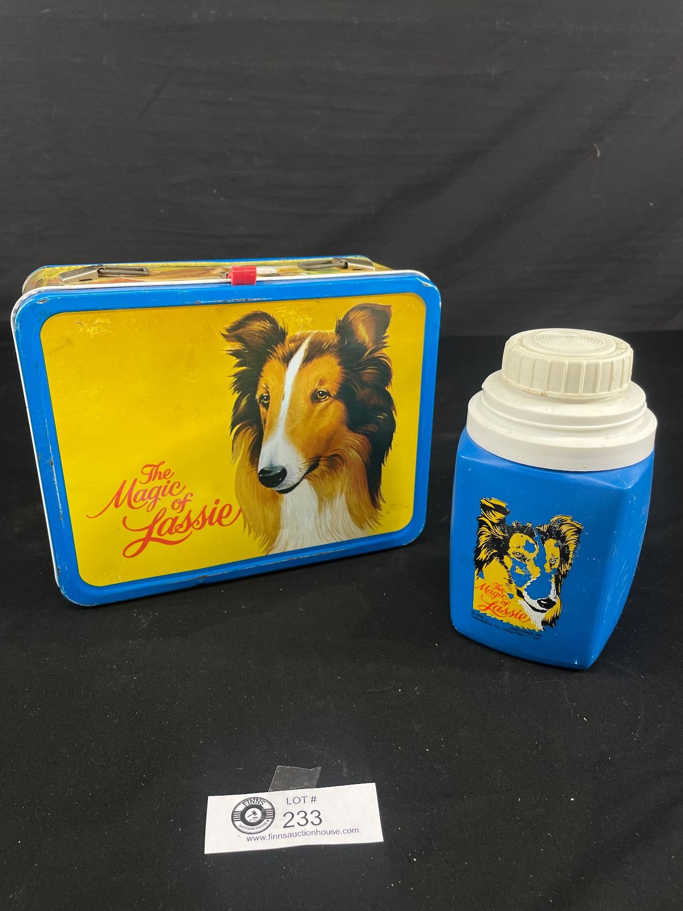 Vintage Lassie Lunch Box w/Thermos