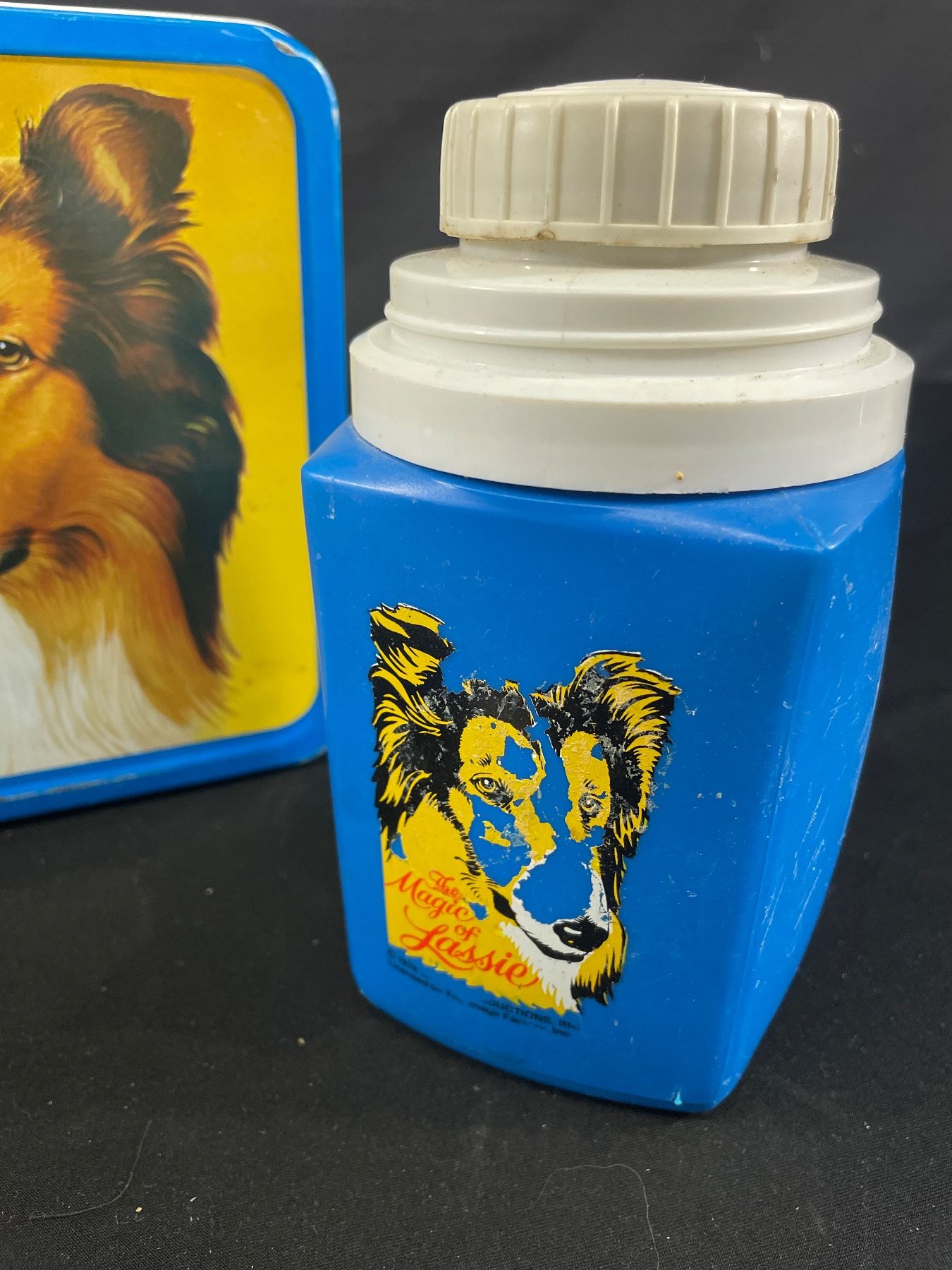 Vintage Lassie Lunch Box w/Thermos
