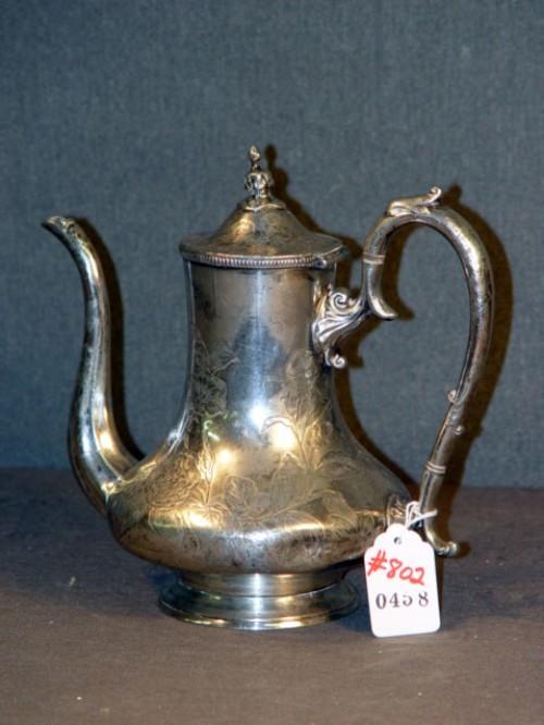 SHEFFIELD SILVERPLATED COFFEE POT