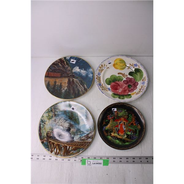 4 Decorative Plates Bodnarus Auctioneering