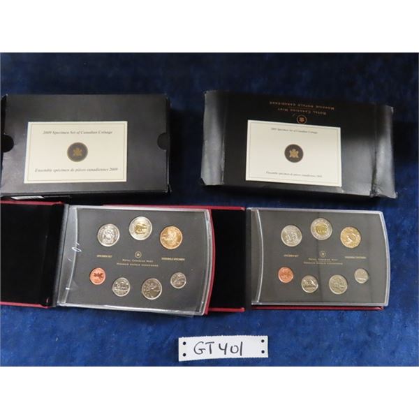 2005 2009 Royal Canadian Mint Specimen Set Canadian Coin In