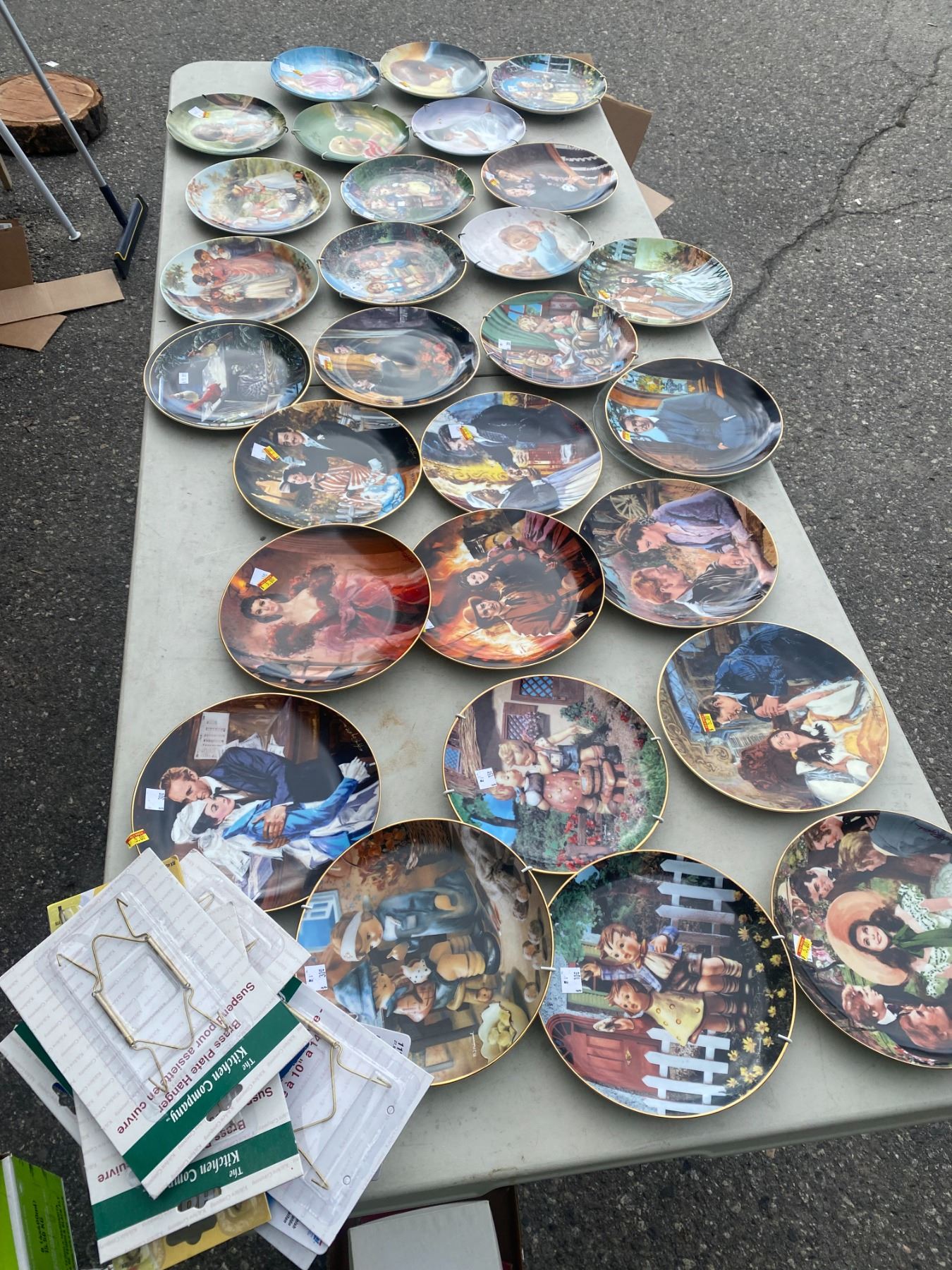 Lot of collector plates