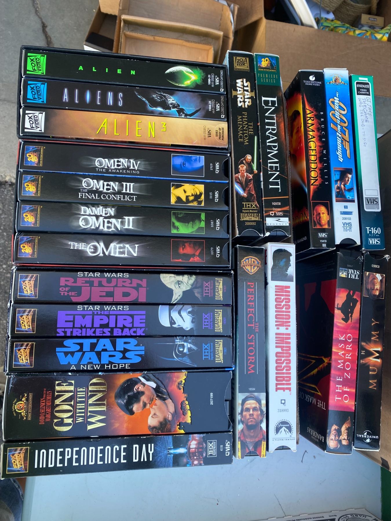 Vhs tapes