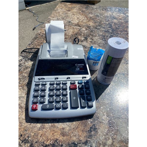 Canon calculator and rolls