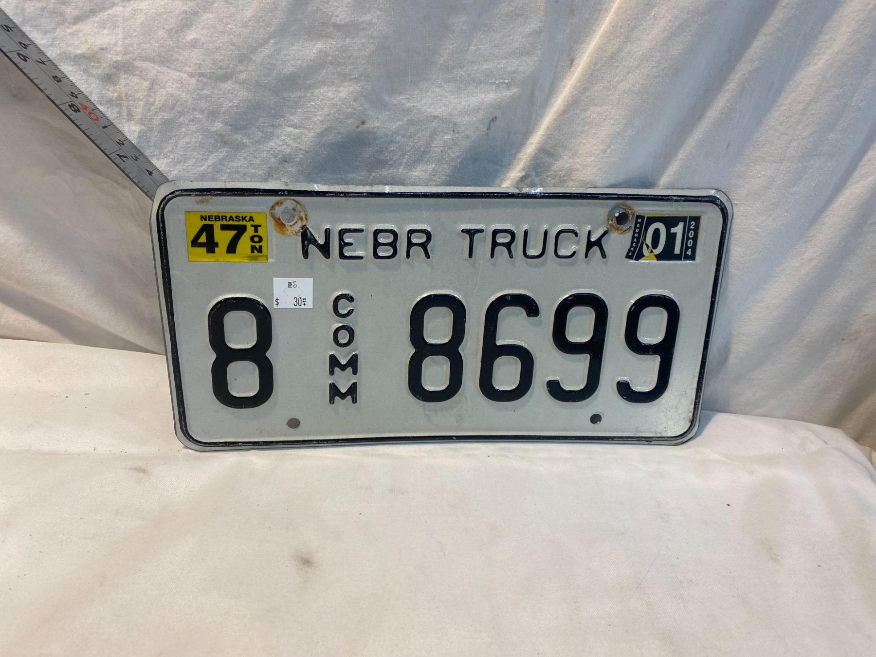 NEBR Truck license plate