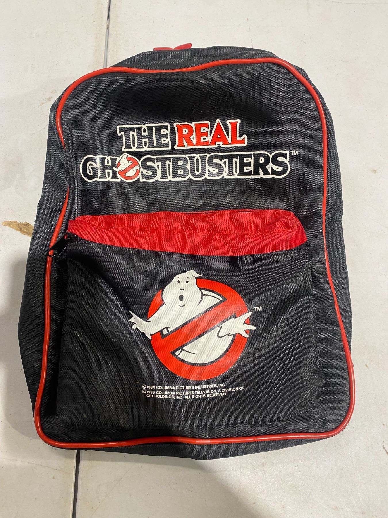The Real Ghostbusters back pack