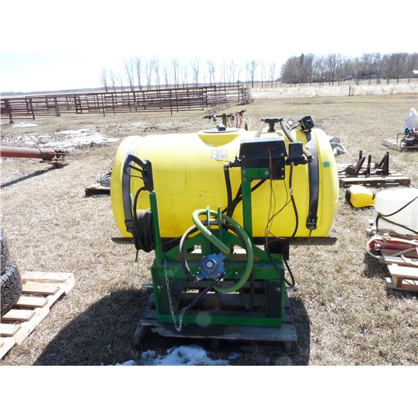 TeeJet 200 gallon 3 point hitch sprayer -- controls in office