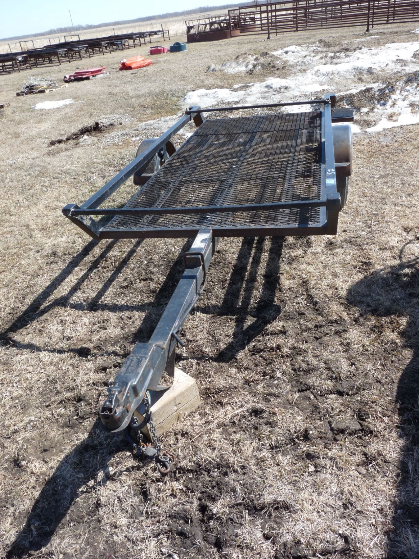 Rainbow Golf cart trailer ; 2 inch ball; tilt deck; 49 inch deck by 9 ...