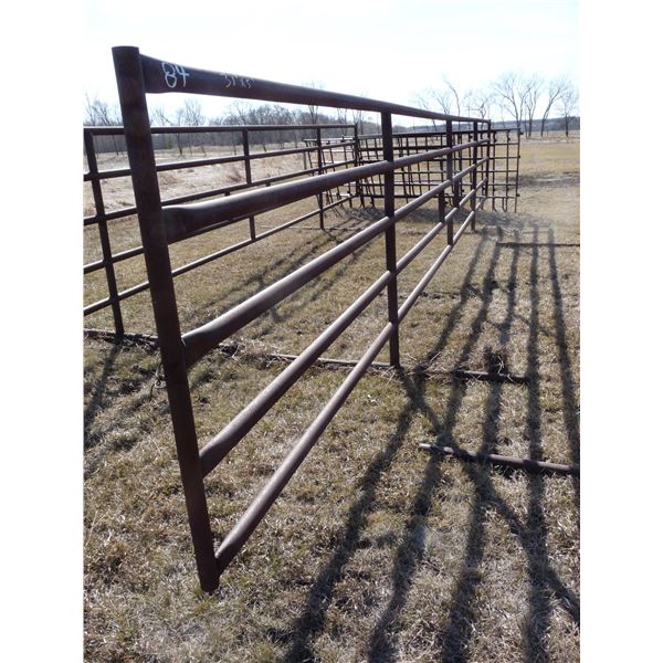 Free standing 5 bar corral panel 31 feet long x 5 foot tall approximately