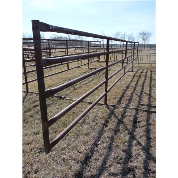 Free standing 5 bar corral panel 31 feet long x 5 foot tall approximately