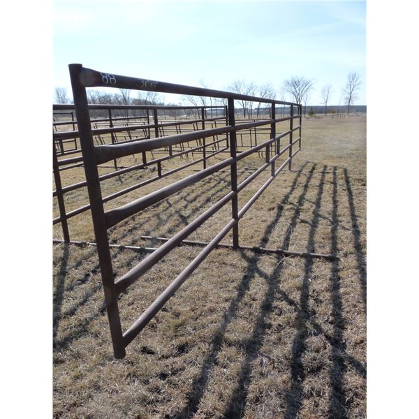 Free standing 5 bar corral panel 31 feet long x 5 foot tall approximately