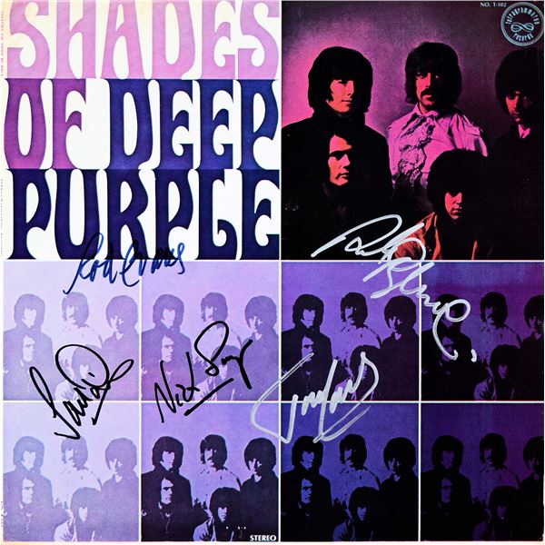 Deep Purple Shades Of Deep Purple signed album