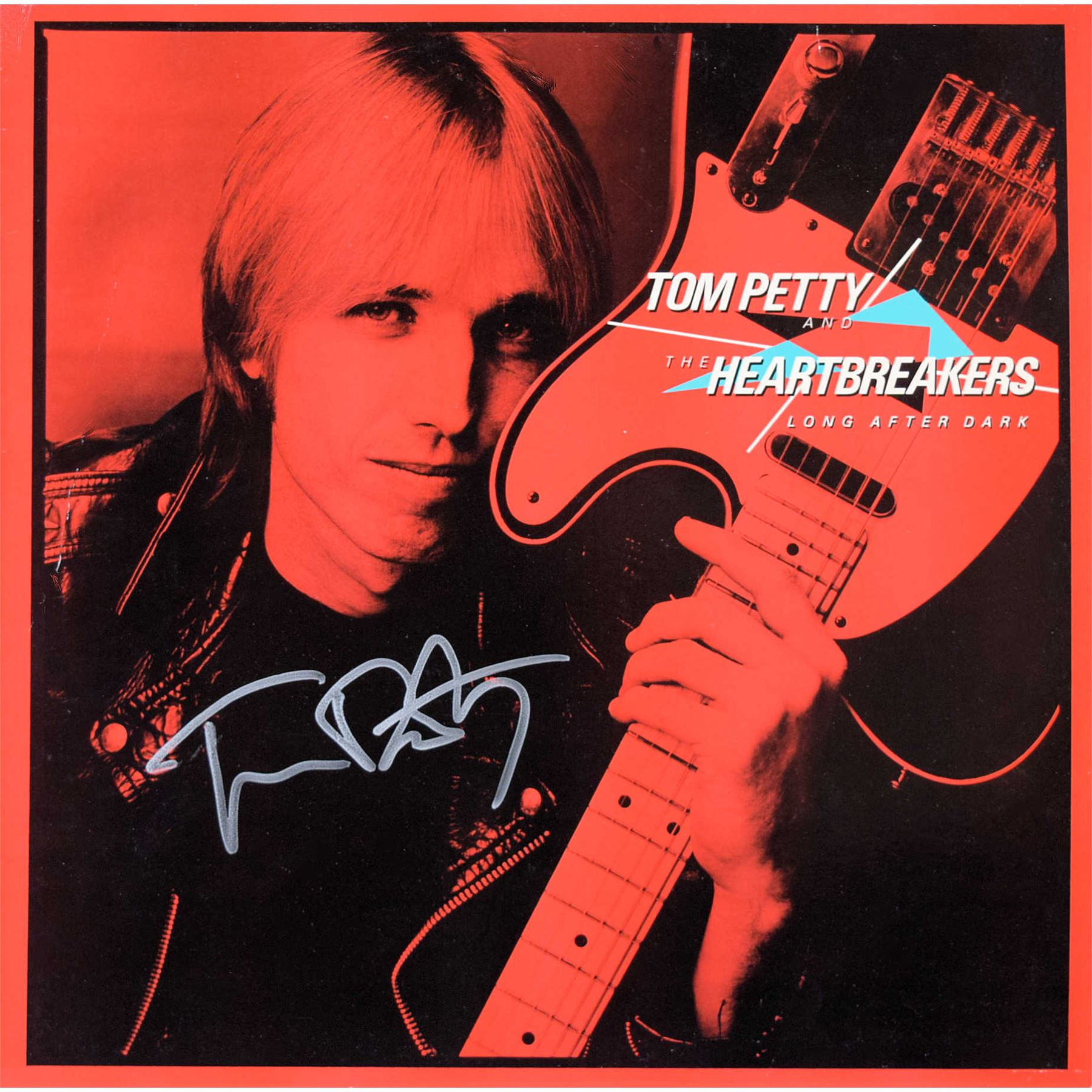 Tom Petty signed Long After Dark album