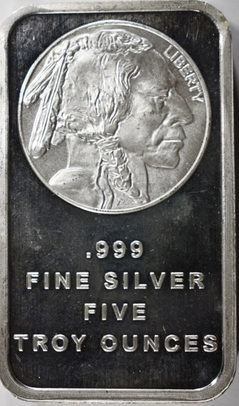 FIVE OZ .999 SILVER BAR