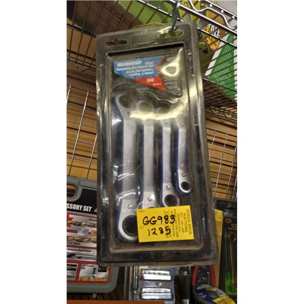 Mastercraft Offset Ratcheting Box Wrench Set