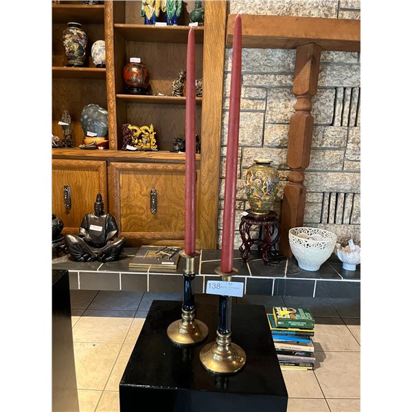Matching Candle Holders Beck Auctions Inc