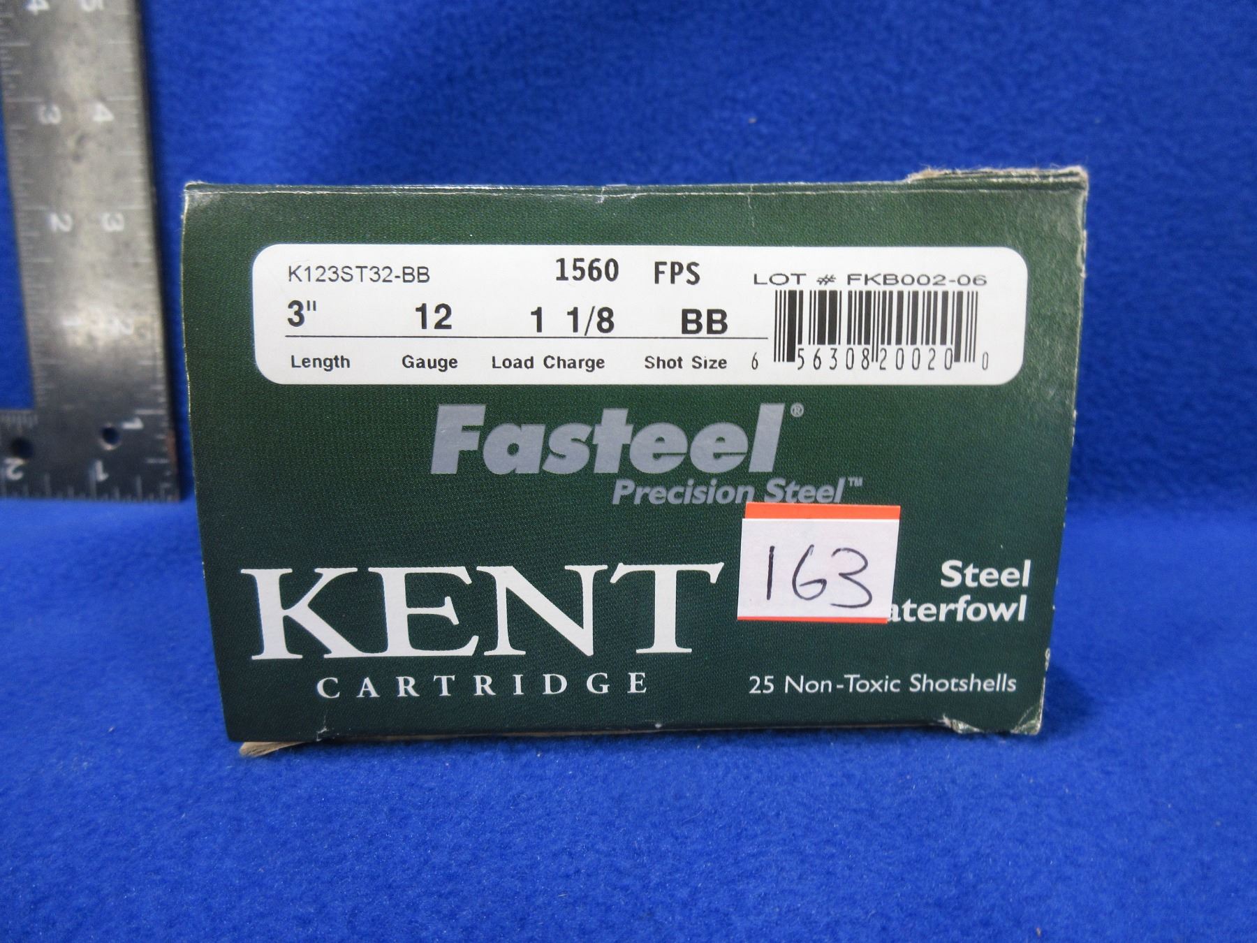 12 Ga 3" BB Shot Kent Fasteel Steel Waterfowl Shotshells