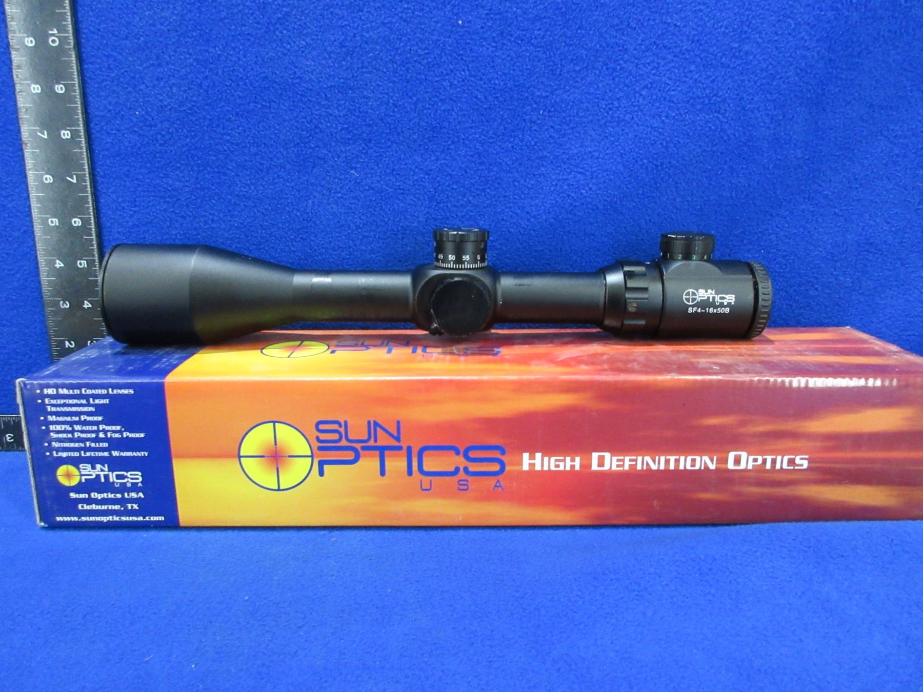 Sun Optics SF 4-16x50B Riflescope - Appears Clear