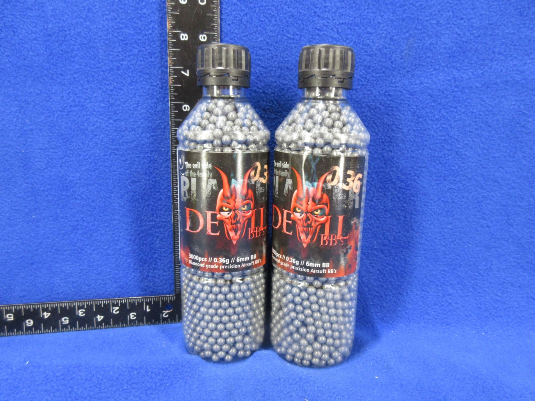 Blaster Devil Airsoft BB's - 0.36g/6mm BB