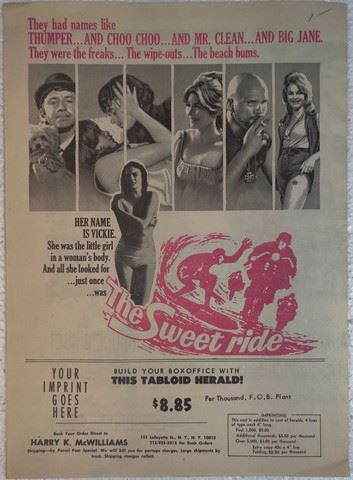 The Sweet Ride Tabloid Print (1968)