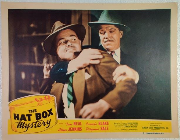 The Hat Box Mystery Lobby Card (1947)