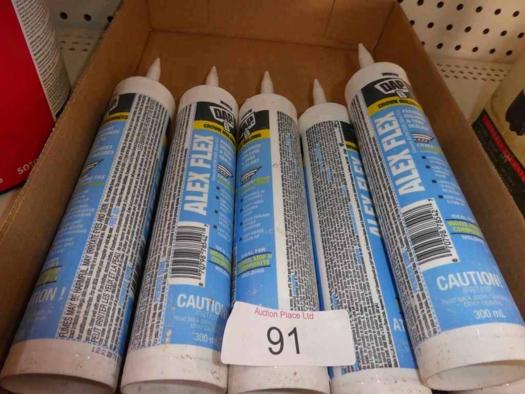 Alex Flex crown molding & trim sealant - white