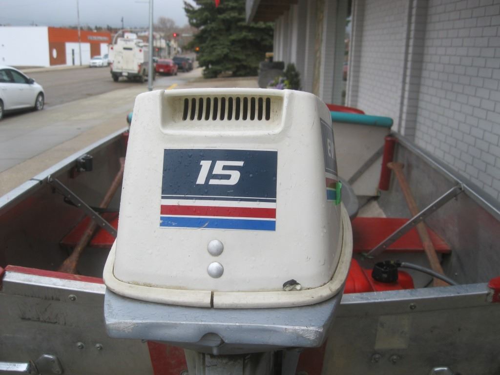 1961 Elgin Simpsons Sears 12' Alum Boat & Trailer