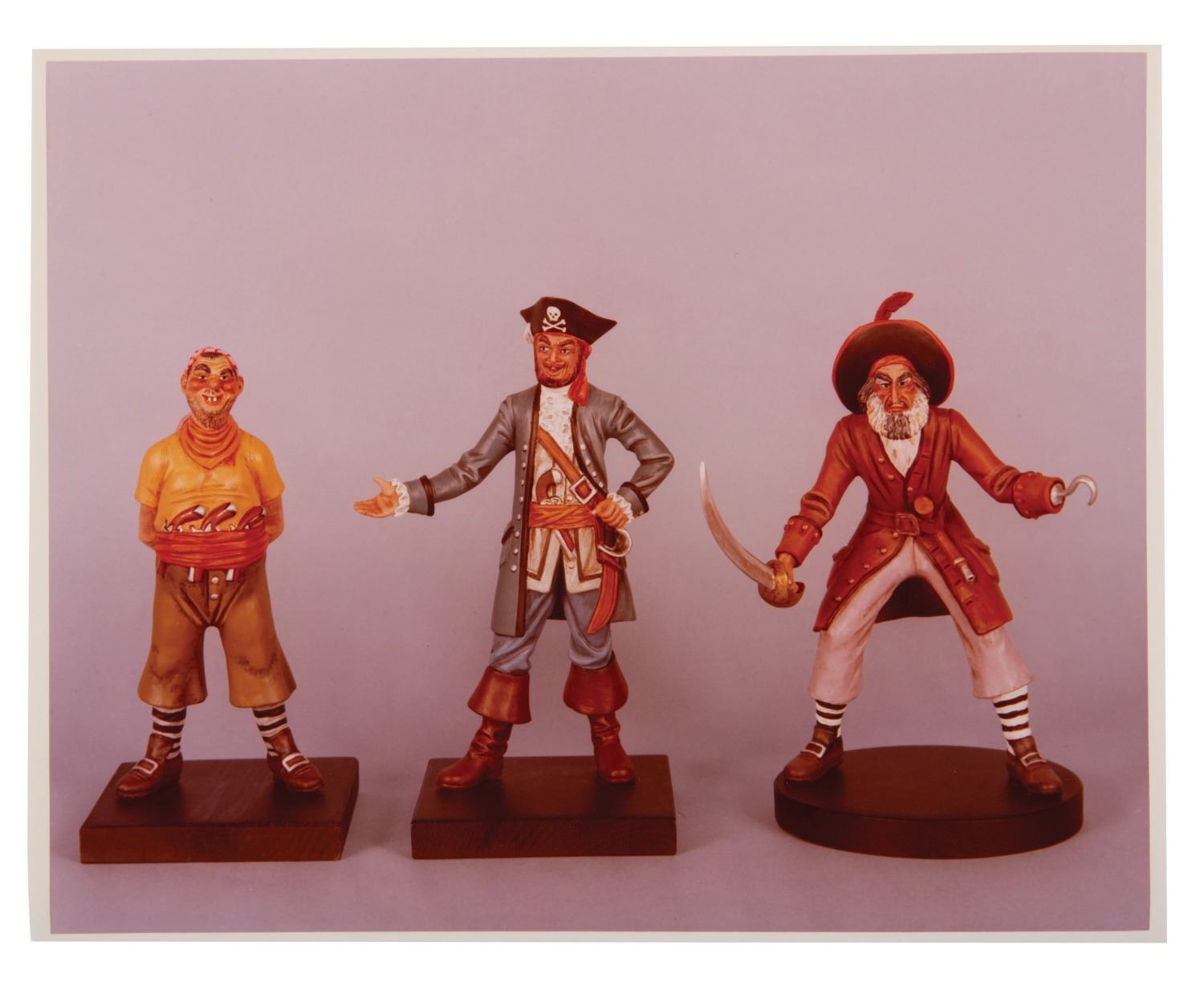 A Set of (7) Pirates Souvenir Maquette Photos. - Van Eaton Galleries