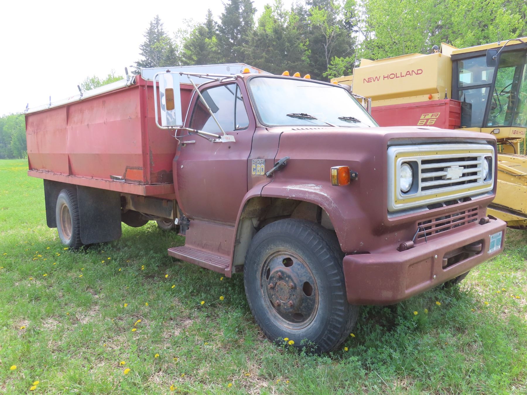1978 Chevy C60 grain truck - SK registerable, runs, 29689 on odo ...