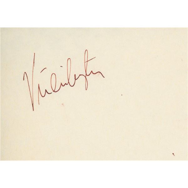 Vivien Leigh signature cut