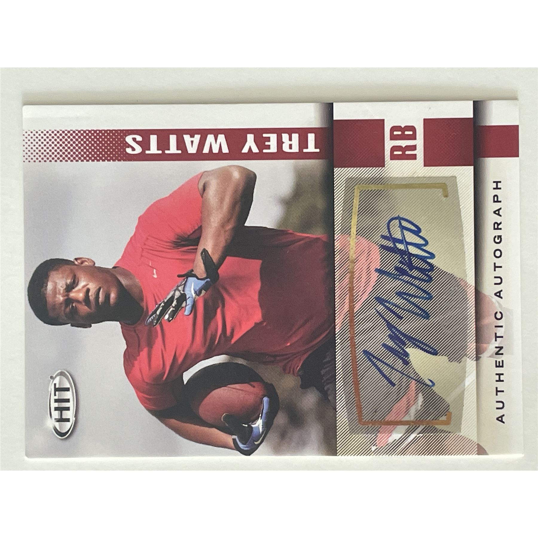 Trey Watts signed autograph card