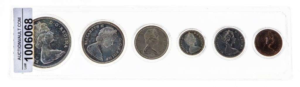 Canada , 1966 Silver Year Set Cased