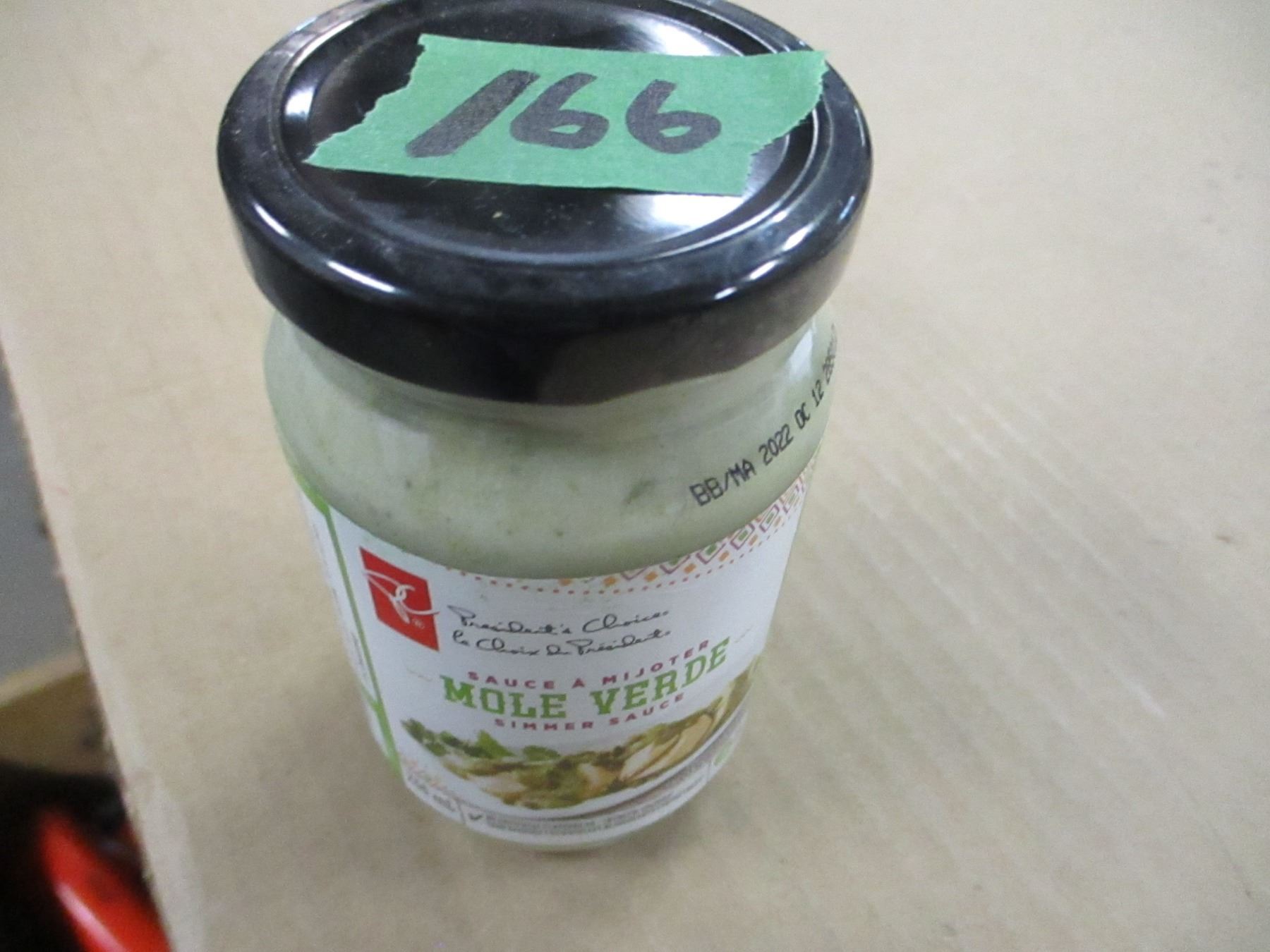 SHELF PULLS (AS IS): MOLE VERDO SIMMER SAUCE (250 ML) - PER JAR