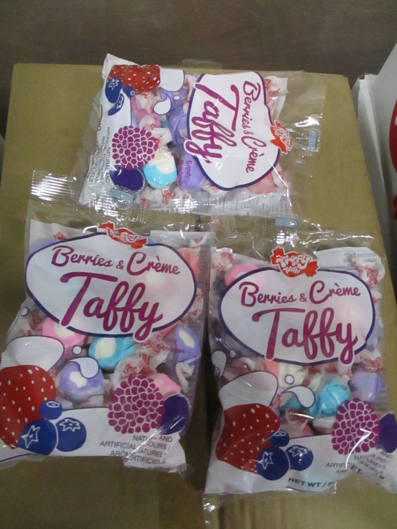 BERRY & CREAM TAFFY (3 X 128G) - PER BUNDLE