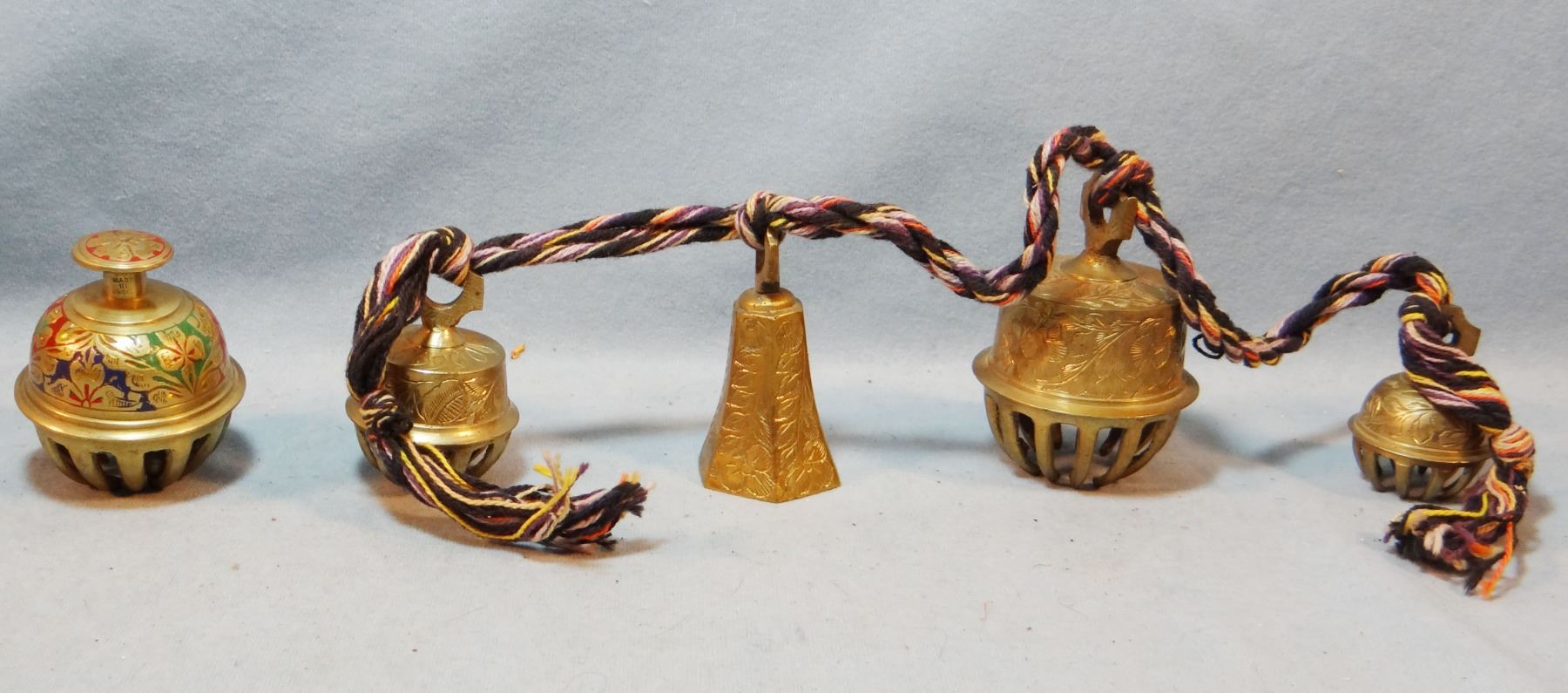 Brass bell set
