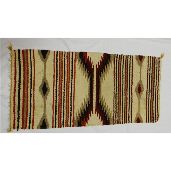 Early Navajo rug, 20" x 41"