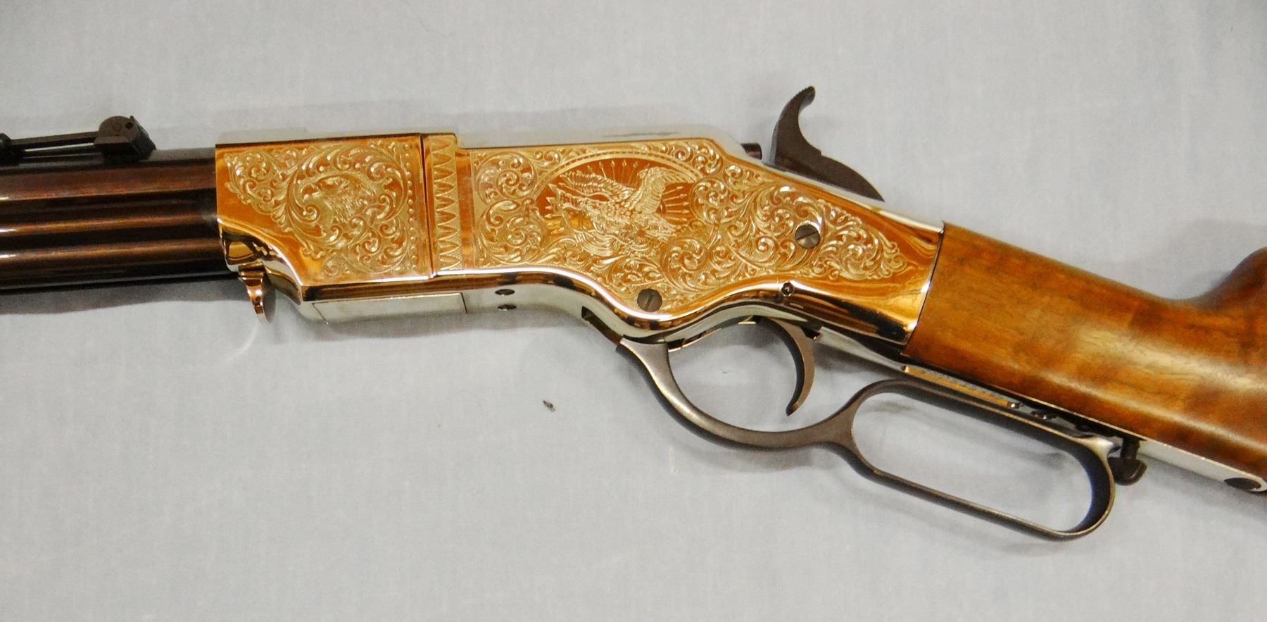 Henry Silver Deluxe, .44-40, engraved, s#BTH0463SD