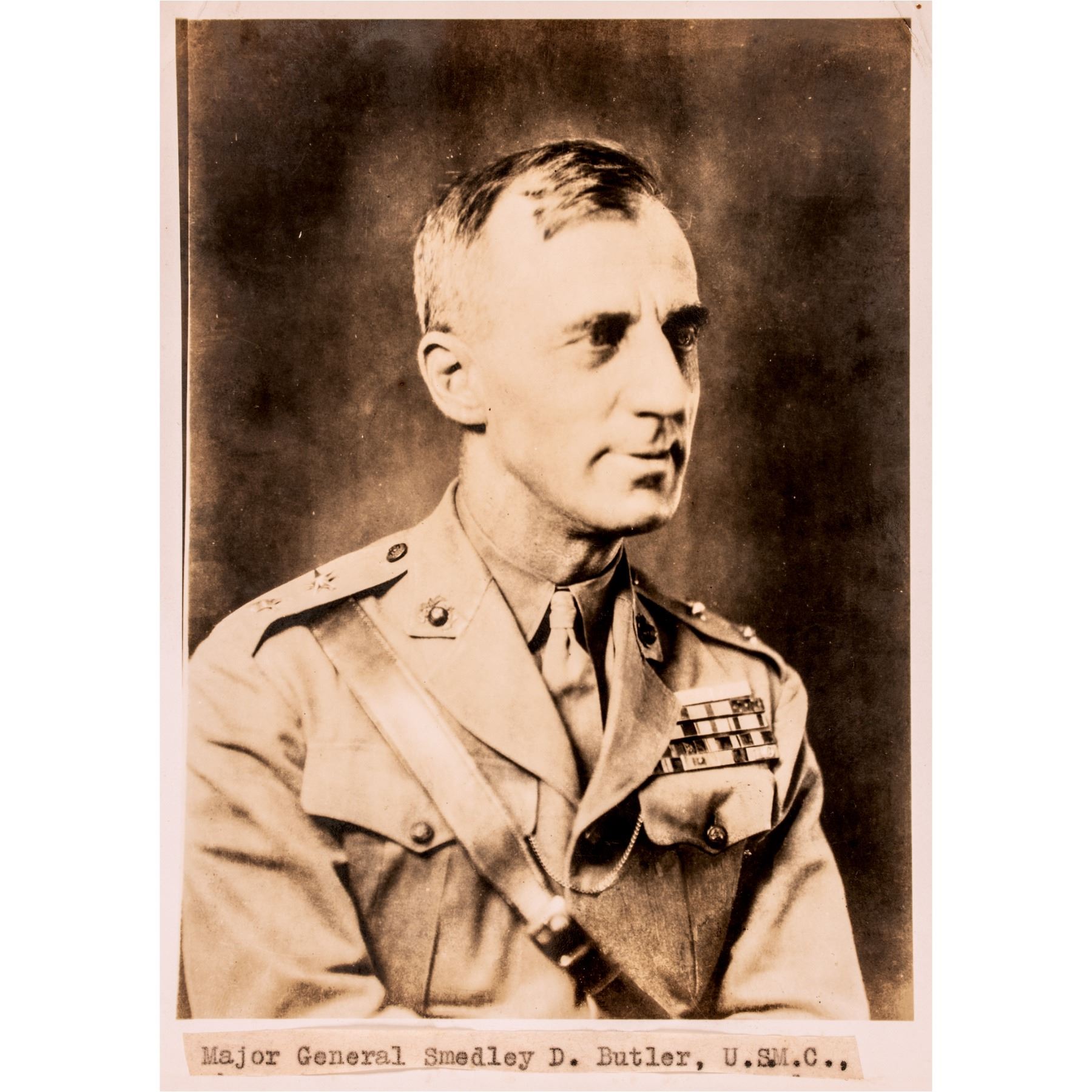 SMEDLEY D BUTLER the Only Marine Awarded the Brevet Medal + Two Medals ...