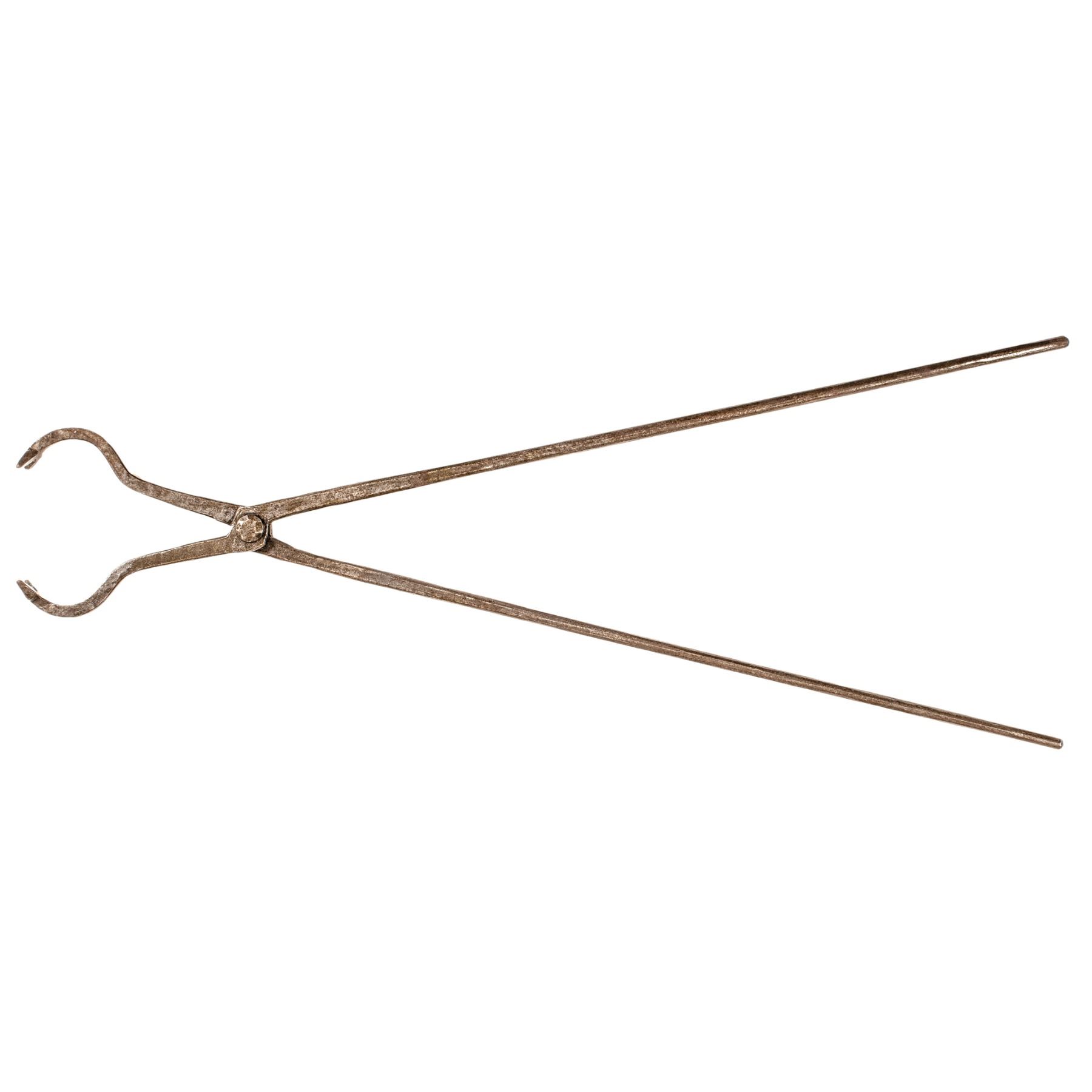 16th Century Rare Hand-Wrought Iron Torture Tongs with Fang Jaws 29.5 ...