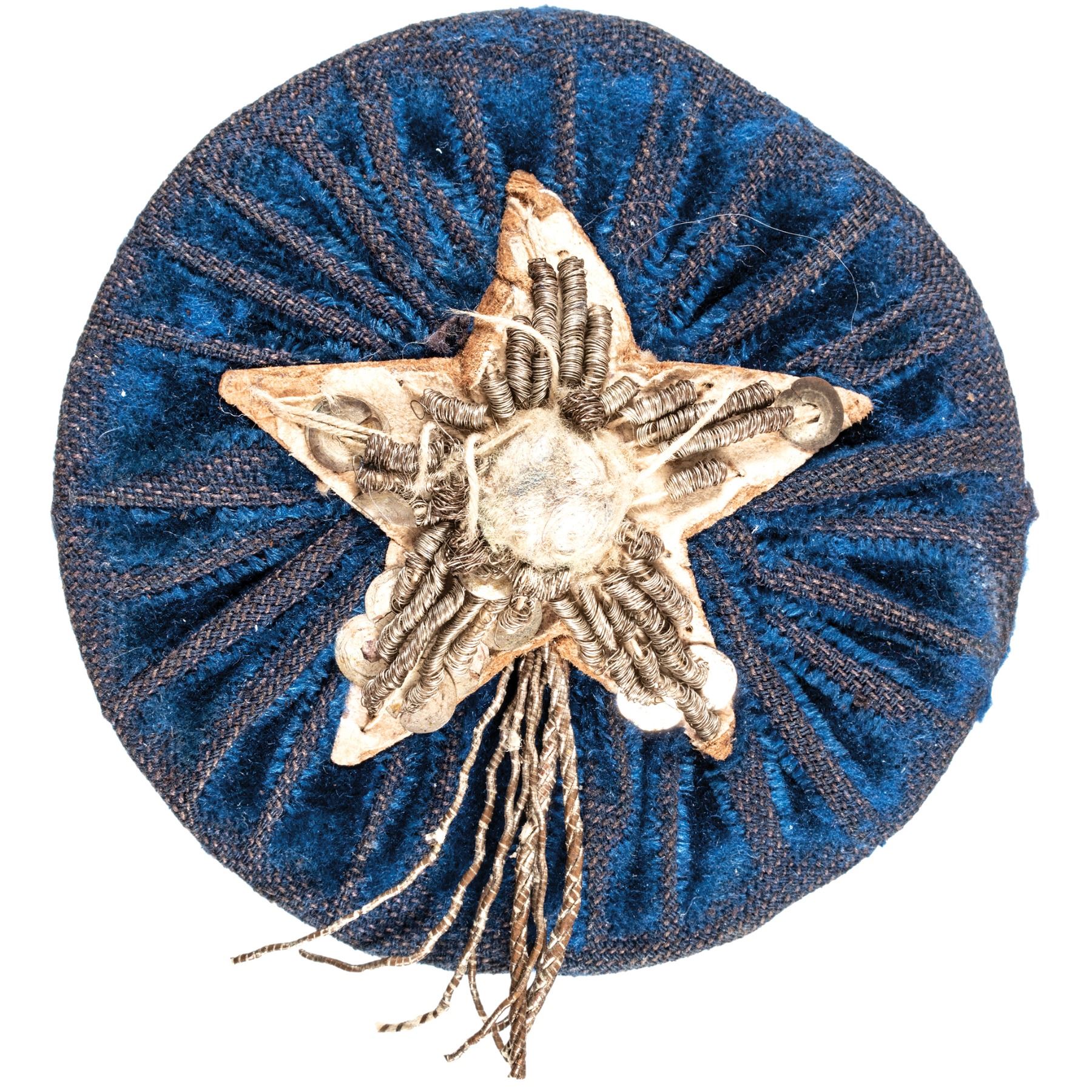 c. 1861 Civil War Handmade Secession or Confederate Patriotic Cockade Badge
