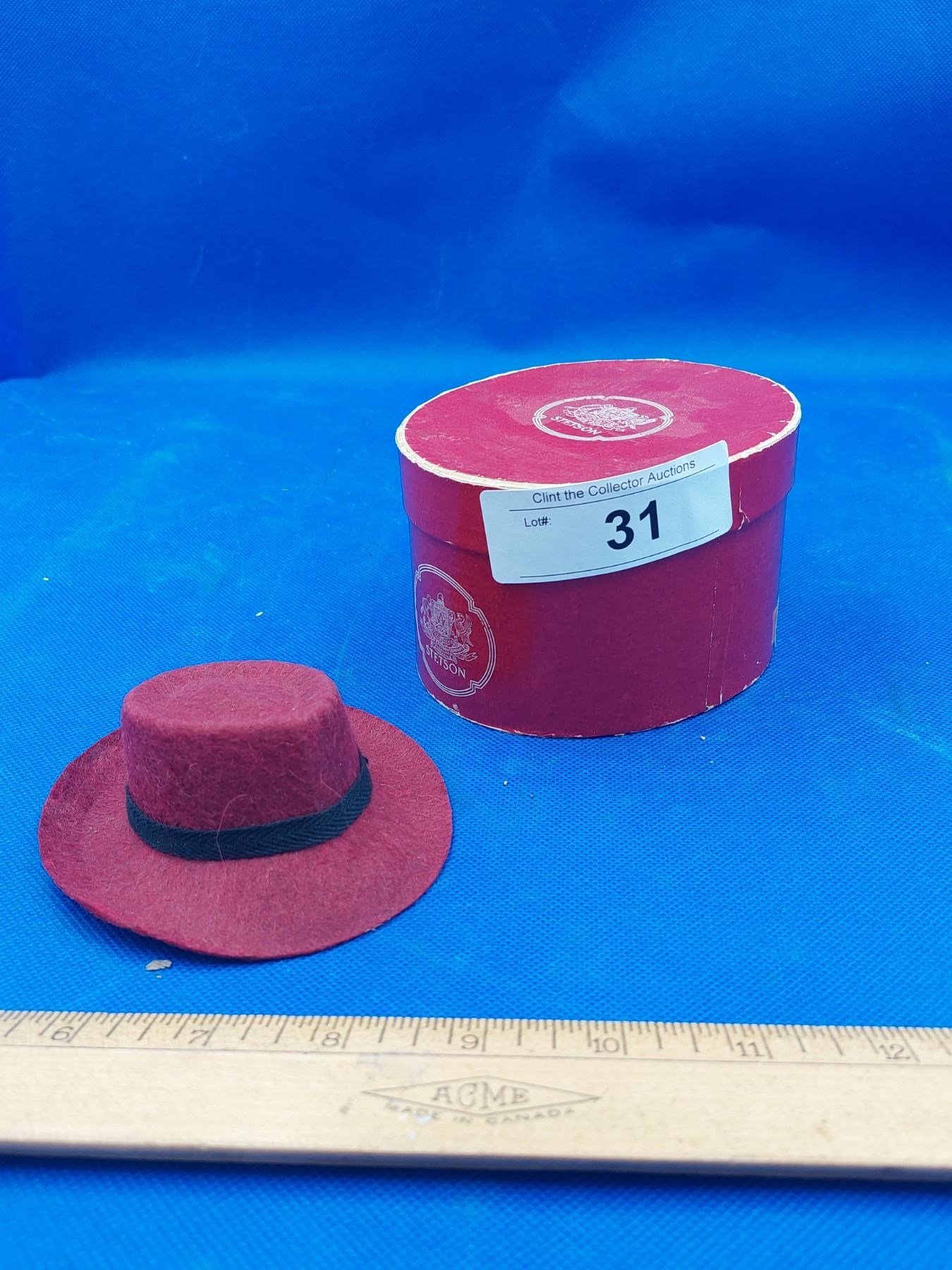 VINTAGE STETSON SALESMAN SAMPLE IN BOX