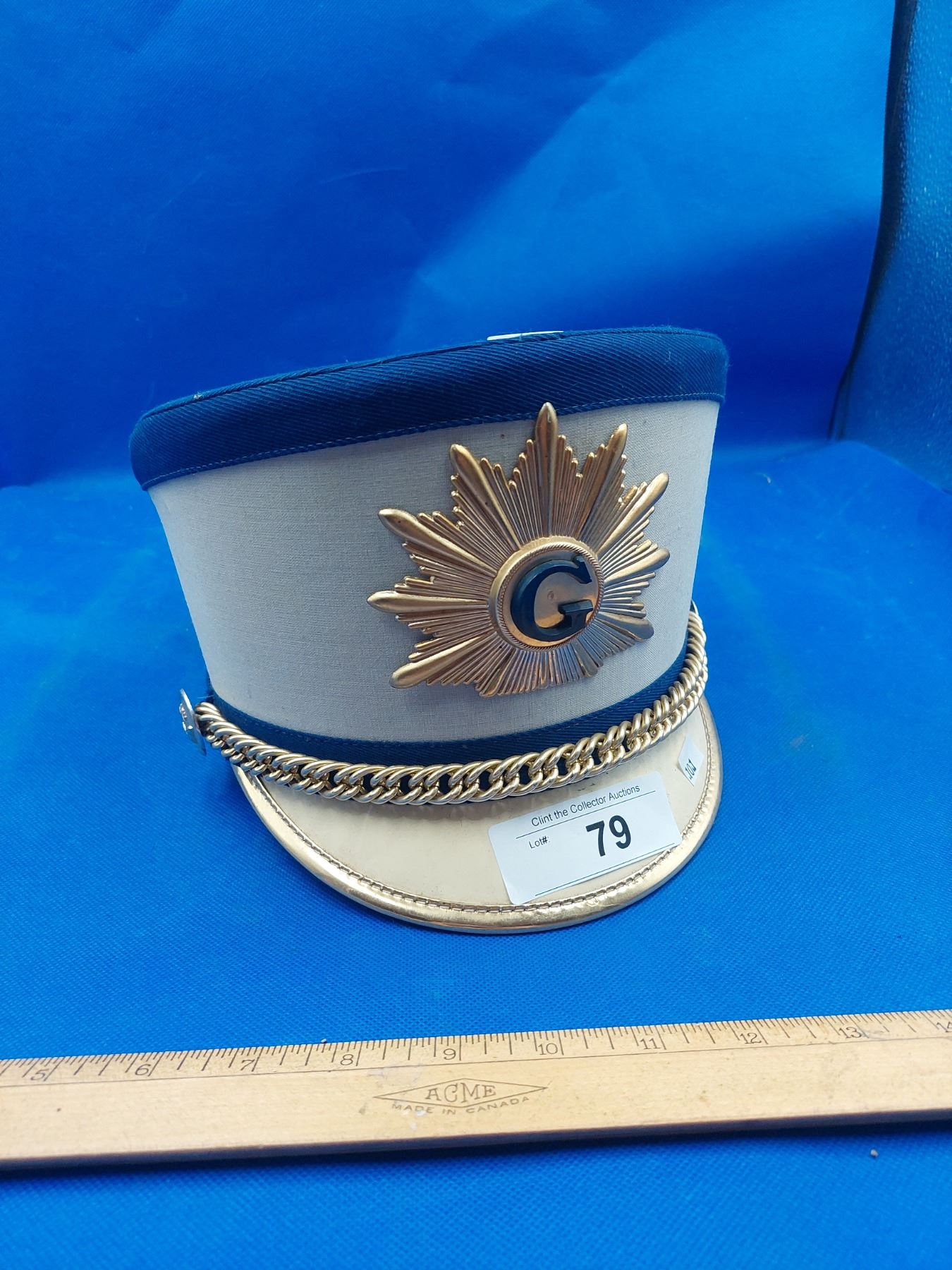 VINTAGE MARCHING BAND CAP