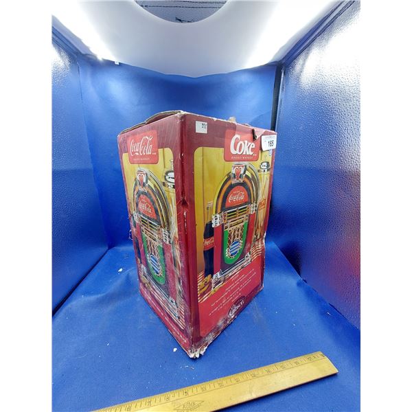 COCA COLA JUKEBOX COOKIE JAR IN ORIGINAL BOX