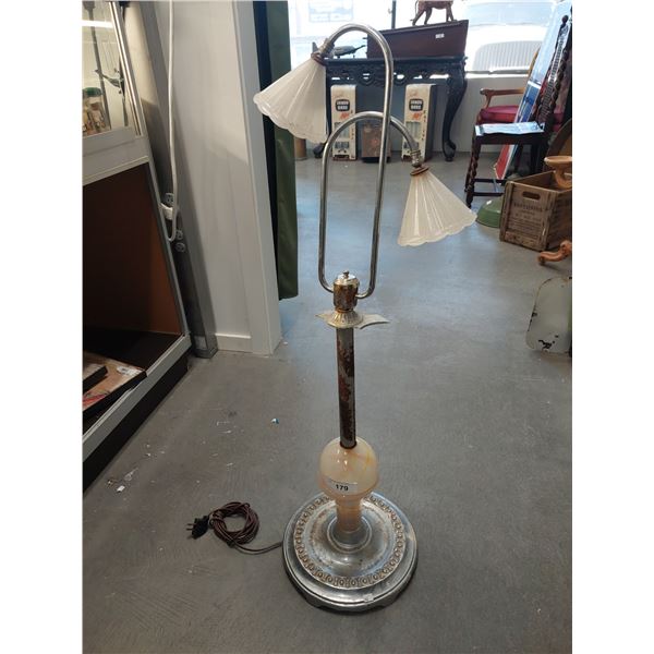 VINTAGE SMOKING STAND W/LAMP