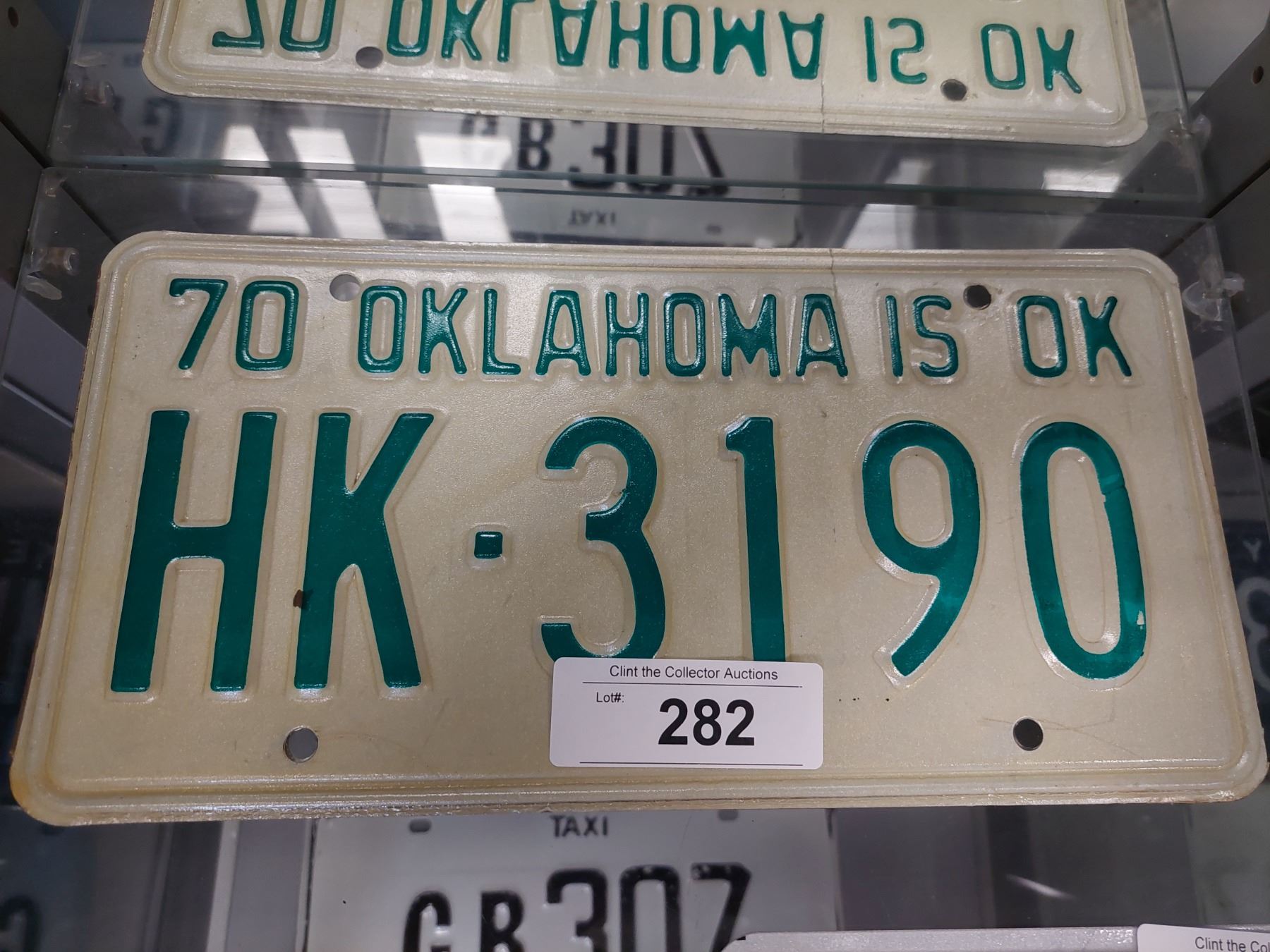 1970 OKLAHOMA LICENSE PLATE